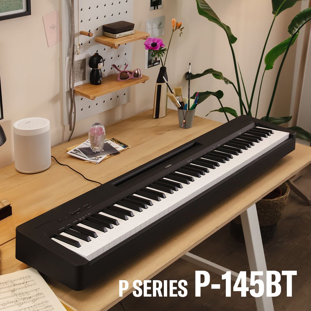 【新品上市】Yamaha數位鋼琴P145BT輕巧上市！LIVE YOUR LIFE 從現在開始，音樂生活就此啟程。